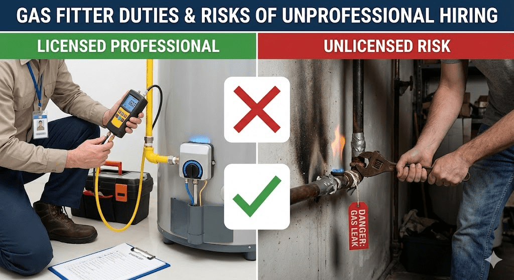 Gas Fitter Duties and Risks of Unprofessional Hiring - Alkimos Plumbing ...